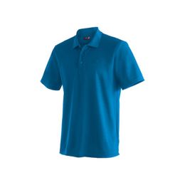 Maier Sports Funktionsshirt »Ulrich«, Herren Poloshirt, kurzarm Freizeit-Shirt mit Hemdkragen, Reg. Fit saphirblau XXL XXL Bequemes Poloshirt mit...