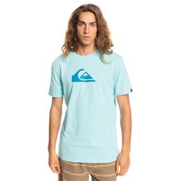 Quiksilver T-Shirt »Comp Logo« Angie Blue L L Stoff: leichter Baumwoll-Jersey [160 g/m2]