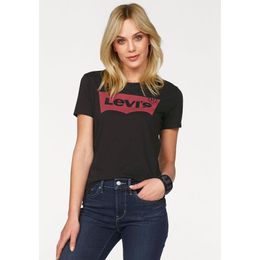 Levi's LEVI'S T-Shirt &raquo;THE PERFECT TEE&laquo; mit Logoprint Batwing black/red M (36/38) M (36/38) T-Shirt von Levi's