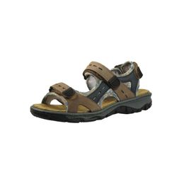 Rieker Sandale »Sandalen Leder« Braun 37 37 Verschluss: Klettverschluss