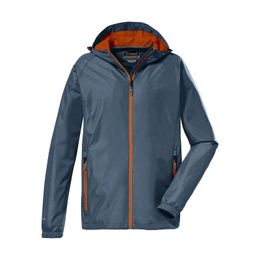Killtec Outdoorjacke »KOS 16 MN JCKT« Leichte, wasserdichte Herrenjacke, atmungsaktiv, packbar, regulierbar stahlblau M M superleichte Herren...