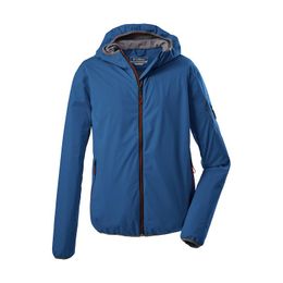 Killtec Softshelljacke »Trin MN SOFTSHELL JCKT« Leichte, wasserabweisende Softshelljacke mit abnehmbarer Kapuze himmelblau XL XL wasserabweisend u...