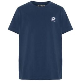 Lotto T-Shirt - mit kleiner Logostickerei DRESS BLUES 146/152 146/152 Klassisches Rundhals T-Shirt von Lotto für Kinder