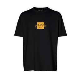 Jack & Jones JACK & JONES JUNIOR Kurzarmshirt &raquo;JORBOSTON TEE SS CREW NECK FST JNR&laquo; mit Logo-Frontmotiv Black 152 152 T-Shirt von Jack & Jones Junior f&uuml;r Jungen