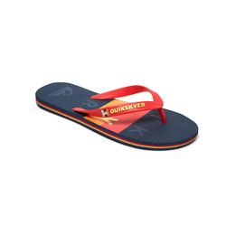 Quiksilver Sandale »Molokai Word Block« Red/Blue/Red 9(42) 9(42) Flexibles, synthetisches, an 3 Punkten...
