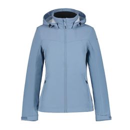 Icepeak Softshelljacke »BRENHAM« 1 Stk. tlg. mit Kapuze Winddicht & Wasserabweisend & Atmungsaktiv LIGHT BLUE 44 44 D Softshelljacke BRENHAM von...