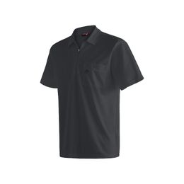 Maier Sports Funktionsshirt &raquo;Arwin 2.0&laquo; Eignet sich ideal f&uuml;r Wanderungen und Freizeitaktivit&auml;ten schwarz M M Bequemes Poloshirt mit Brusttasche...