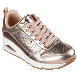 Skechers Sneaker »Uno - Metallixs« Keilsneaker, Plateausneaker, Schnürschuh mit Skech-Air rosègold METALLIXS 36 36 Retro Sneaker im Metallic-Look