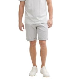 Tom Tailor Denim Chinoshorts Sommerhose mit Gürtel grey white mini houndstooth M - N-Gr N-Gr M Chino Shorts von Tom Tailor Denim