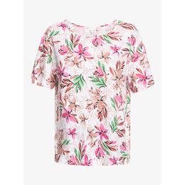 Roxy Shirttop »Flowers For Life« Snow White Happy Tropical XS XS Material: Bedruckter Stoff aus Viskose und...