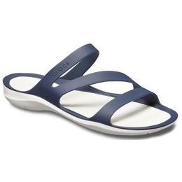 Crocs Damen Badepantolette &raquo;Swiftwater Sandal&laquo; , Sommerschuh, Badeschuh, Poolslides, genoppte Innensohle wei&szlig; 42