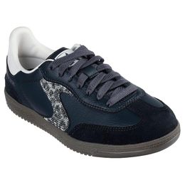 Skechers Sneaker »HOTSHOT-SHIMMERING SPOTS« Retro Sneaker, Schnürschuh mit glitzerndem Animal-Einsatz schwarz-weiß 41 41 Skechers Sneaker im...
