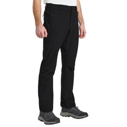 Jack Wolfskin Softshellhose »HOLDSTEIG PANTS M« black 48 - Normalgrößen Normalgrößen 48 2 Hüfttschen, Rückentasche, Beintasche