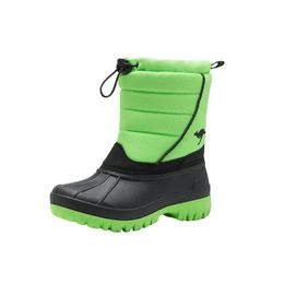Kangaroos Winterstiefel &raquo;K-Ben&laquo; Snowboots, Winterboots, Winterschuhe, wasserabweisend lime/jet black 29 29 Winterstiefel von Kangaroos mit...