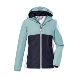 Killtec Outdoorjacke &raquo;KOS 166 GRLS JCKT&laquo; M&auml;dchenjacke: packbar, wind- und wasserdicht, reflektierend aquablau 152 152 Funktionsjacke mit Kapuze,...