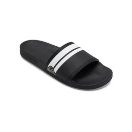 Quiksilver Sandale »Rivi Slide« Black/Black/White 15(48) 15(48) Wasserfreundliches, weiches TPR-Obermaterial...
