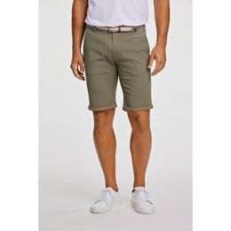 LINDBERGH Chinoshorts Sommerhose mit Gürtel DK ARMY S - N-Gr N-Gr S Chinoshort mit Gürtel von LINDBERGH