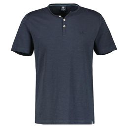 Lerros Henleyshirt mit Logostitching auf der Brust classic navy XXL XXL Basic Shirt von Lerros