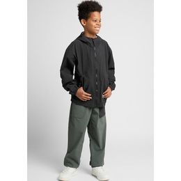 Jack Wolfskin Funktionsjacke &raquo;SMILEYWORLD 2.5L JKT Y&laquo; mit Kapuze granite-black 140 140 2 H&uuml;fttaschen
