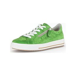Gabor COMFORT Sneaker »Sneaker Veloursleder« Green 40,5 40,5 Verschluss: Schnürung