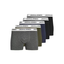 Jack & Jones JACK & JONES Trunk »JACBASIC WHITE WB TRUNKS 5 PACK NOOS« Packung, 5 Stk. tlg. Forest Night L L Elastische Boxershorts von Jack & Jones