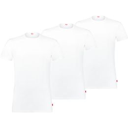 Levi's LEVI'S T-Shirt Packung, 3er-Pack, Rundhalsausschnitt, Kurzarm, elastisch white S S T-Shirt von Levi's