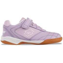 Lotto Hallenschuh - in kinderfußgerechter Passform LILAC-WHITE 32 32 Hallensportschuh von Lotto für Kinder