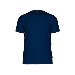 TRIGEMA T-Shirt »Essential Tee« 1 Stk. tlg. night-blue S S Elastischer Single mit Micromodal