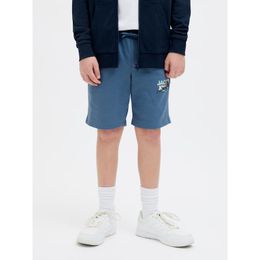 Jack & Jones JACK & JONES JUNIOR Shorts »JPSTLUKE SWEAT SHORTS GMS JNR« Oceanview Detail:SS25 140 - N-Gr N-Gr 140 Moderne Short von Jack & Jones Junior für Jungen