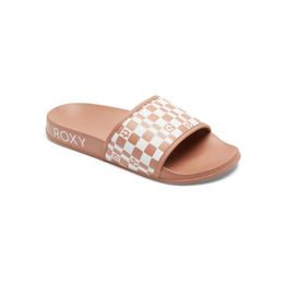 Roxy Sandale »Slippy Iv« White/Tan 10 (41) 10 (41) Obermaterial: Bedrucktes...