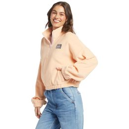 Roxy Fleecepullover »Dawn To Dusk« Peach Parfait XXL XXL Stoff: Mischgewebe aus Baumwolle und Polyester