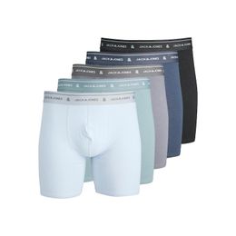 Jack & Jones JACK & JONES Boxershorts »JACWYATT SOLID TRUNKS 5« Packung, 5 Stk. tlg. Stormy sea XXL XXL Boxershorts von Jack & Jones