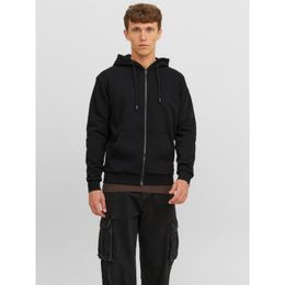 Jack & Jones JACK & JONES Kapuzensweatjacke »JJEBRADLEY mit Kapuze, ideal für kalte Jahreszeit« mit Kapuze Black L L Herren-Sweatjacke von Jack & Jones