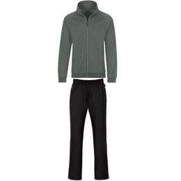 TRIGEMA Jogginganzug »Jogginganzug« 1 Stk. tlg. khaki-melange M M Sweat-Qualität