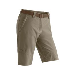 Maier Sports Funktionsshorts »Lawa« Damen Shorts, kurze Wanderhose, Outdoorhose mit 2 Taschen, Regular Fit dunkelbeige 44 - Normalgrößen...