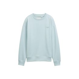 Tom Tailor Sweater mit Badge ice blue 128 128 Sweatshirt von Tom Tailor