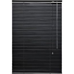 Liedeco Jalousie &raquo;Aluminium-Jalousie&laquo; mit Bohren freih&auml;ngend Aluminium schwarz 160 cm