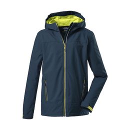 Killtec Softshelljacke »Adjero Jr« Wasserabweisende Softshelljacke mit Kapuze und verstellbaren Bündchen petrol 140 140 Jungen Softshelljacke mit...