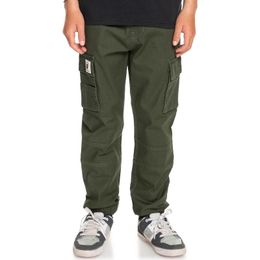 Quiksilver Cargohose &raquo;Back To Cargo&laquo; braun 12(148-156cm) - Normalgr&ouml;&szlig;en Normalgr&ouml;&szlig;en 12(148-156cm) Stoff: Baumwoll-Elasthan-Mischgewebe [230 g/m2]