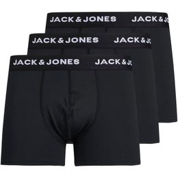 Jack & Jones JACK & JONES Boxershorts »JACBASE Microfiber mit Gummibund, perfekter Passform, im 3er-Pack« Packung, 3er-Pack, 3 Stk. tlg., eng anliegend, Single...