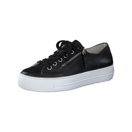 Paul Green Sneaker »Sneaker Glattleder« Schwarz/Silber 40,5 40,5 Verschluss: Schnürung