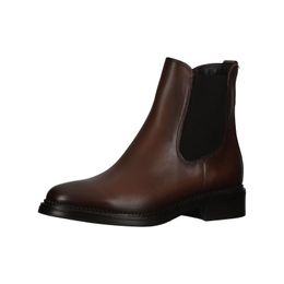 Tamaris Stiefelette &raquo;Stiefelette Leder/Textil&laquo; Cognac 36 36 Verschluss: Rei&szlig;verschluss