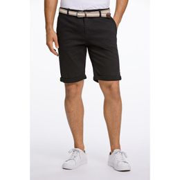 LINDBERGH Chinoshorts mit Gürtel und Stretch BLACK L - N-Gr N-Gr L Klassische Chino-Shorts mit Gürtel von LINDBERGH