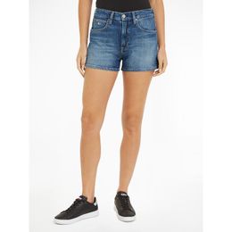 Tommy Jeans Shorts »HOT PANT BH0137« mit Logo-Badge & Flag Denim Medium 32 - N-Gr N-Gr 32 Hot Pants von Tommy Jeans Womanswear