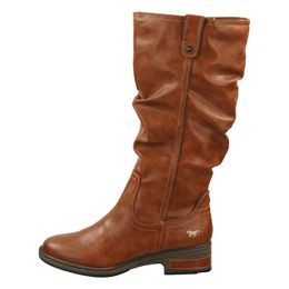 Mustang Shoes Stiefel »Stiefel Lederimitat« Cognac 41 41 Verschluss: Reißverschluss