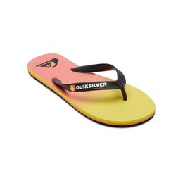 Quiksilver Sandale »Molokai« Black/Black/Orange 11 (44) 11 (44) Gurt: Flexibles 3-Punkt-Gurtband aus...