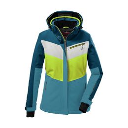 Killtec Skijacke »KSW 253 WMN SKI JCKT« Damen Skijacke: wasserdicht, atmungsaktiv, abnehmbare Kapuze türkis 38 38 Skijacke mit abzippbarer Kapuze...