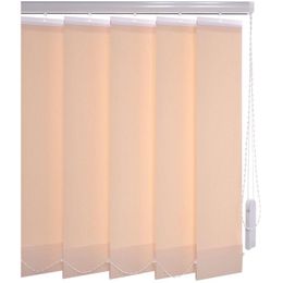 Liedeco Lamellenvorhang &raquo;Vertikalanlage 127 mm&laquo; mit Bohren apricot 180 cm