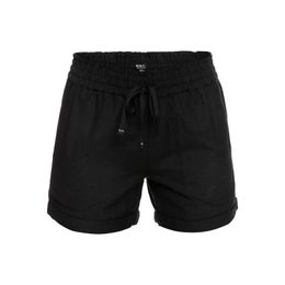 Roxy Shorts »Another Kiss« Anthracite L L Stoff: leichtes Leinen-Viskose-Mischgewebe