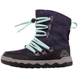 Kappa Schnürboots - ohne Binden - mit praktischen Schnellverschluss navy-mint 33 33 Outdoor-Kinderstiefel von Kappa